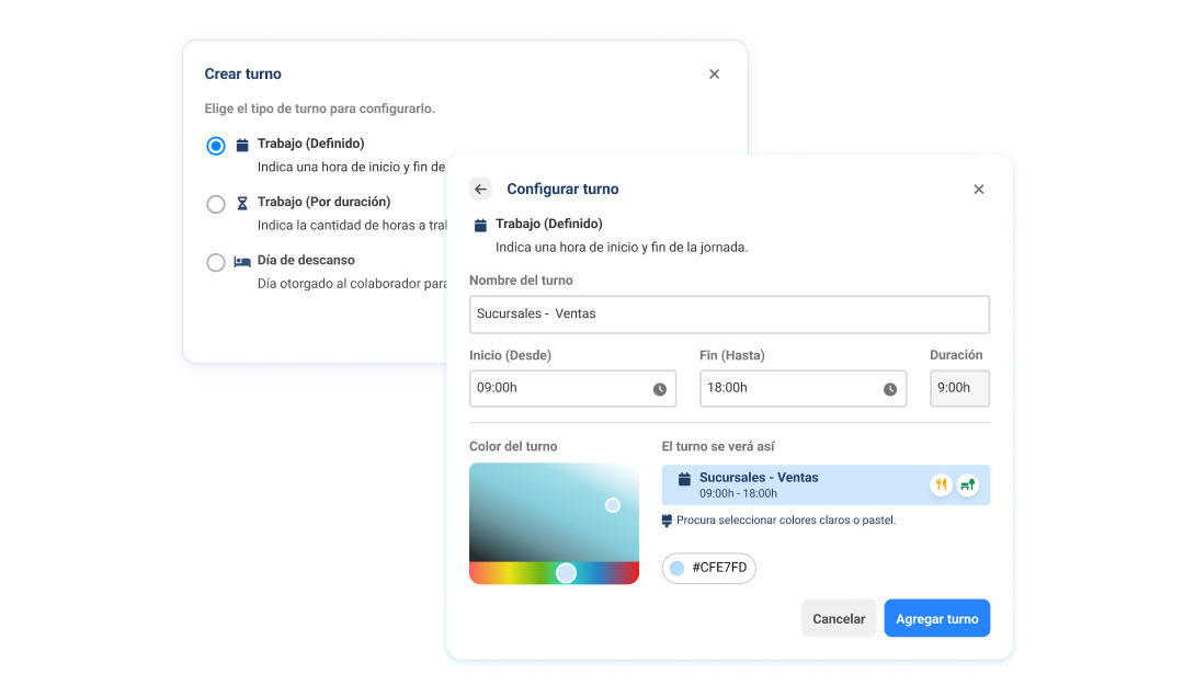 Control de asistencia